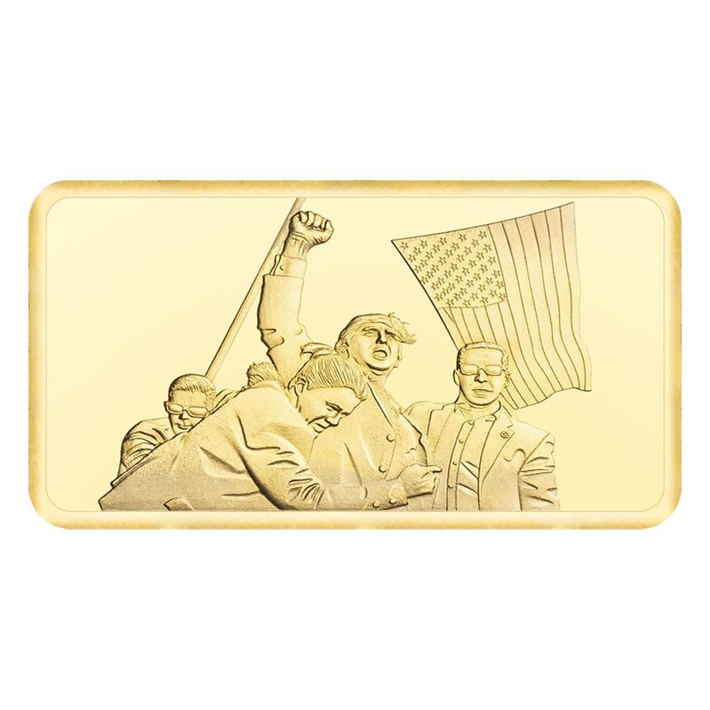 Trump 2024 Take America Back Gold Bar